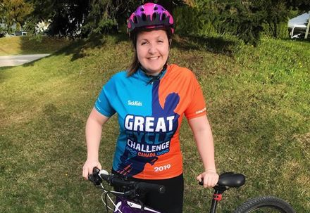 Emily Horkley Challenges Herself to Bike Ride and Help Fight Childhood ...