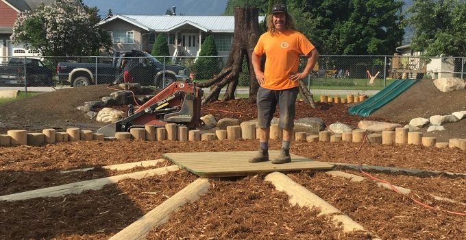 Stepping Stones Installs New Natural Playground - Revelstoke Current
