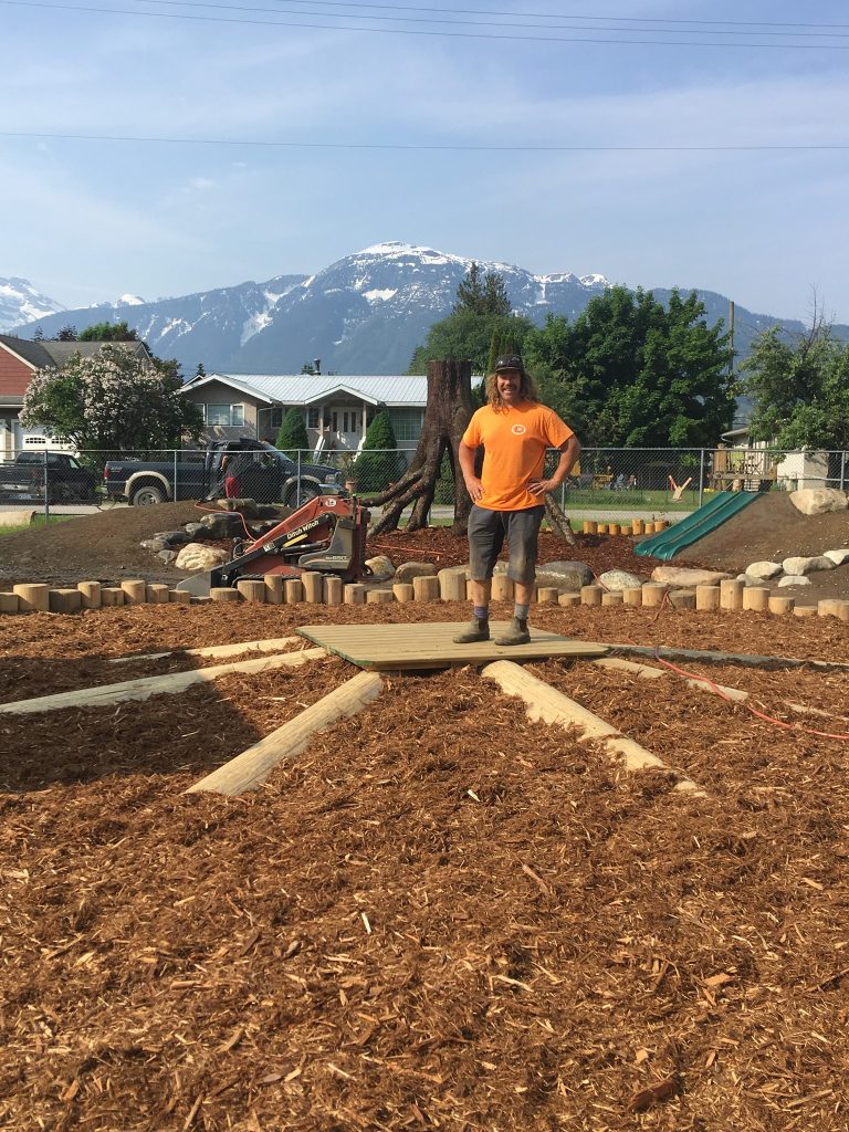 Stepping Stones Installs New Natural Playground - Revelstoke Current